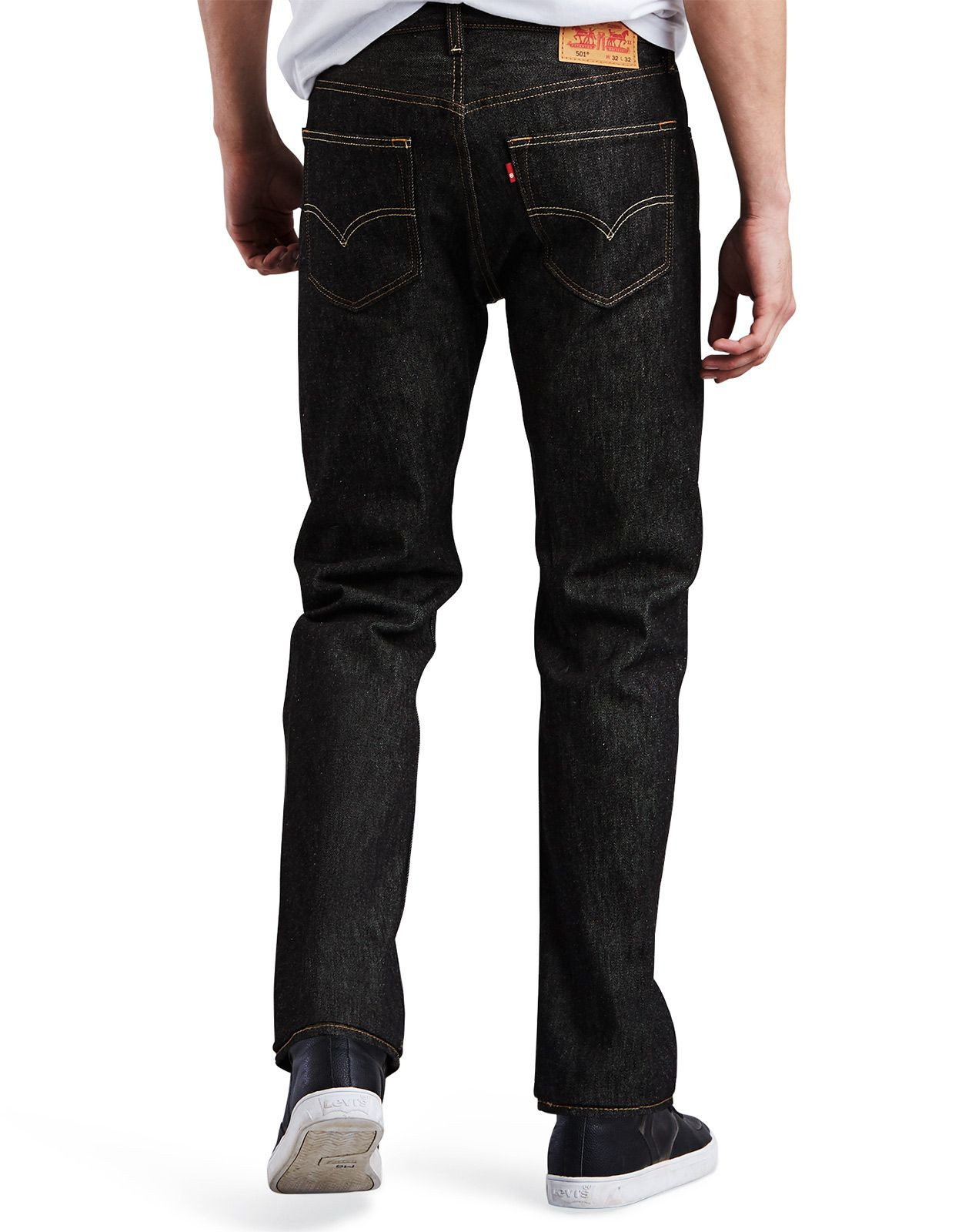 Levi's Men's 501 Original Shrink to Fit Mid Rise Regular Fit Straight ...