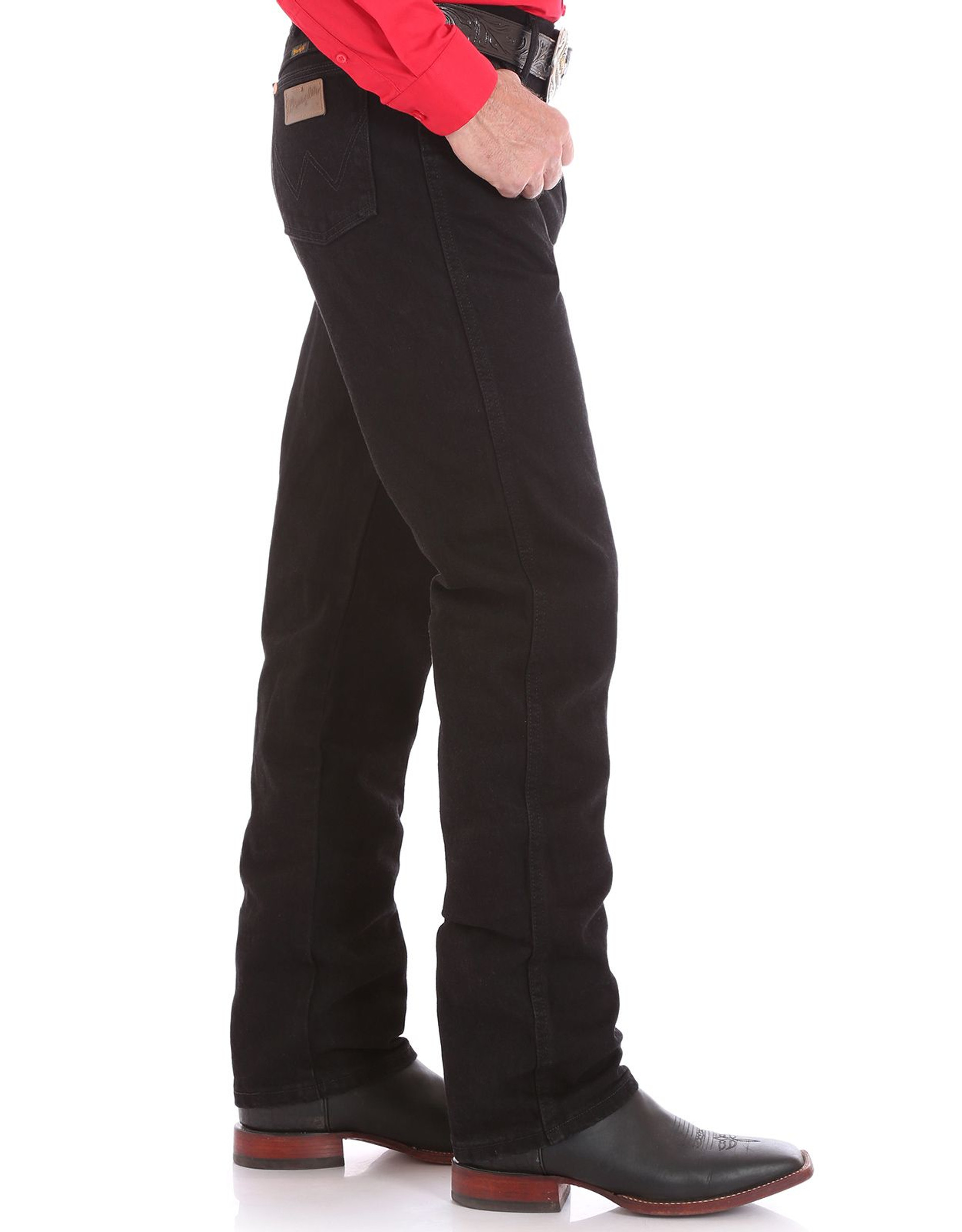 Wrangler Mens 13 Original High Rise Regular Fit Boot Cut Jeans