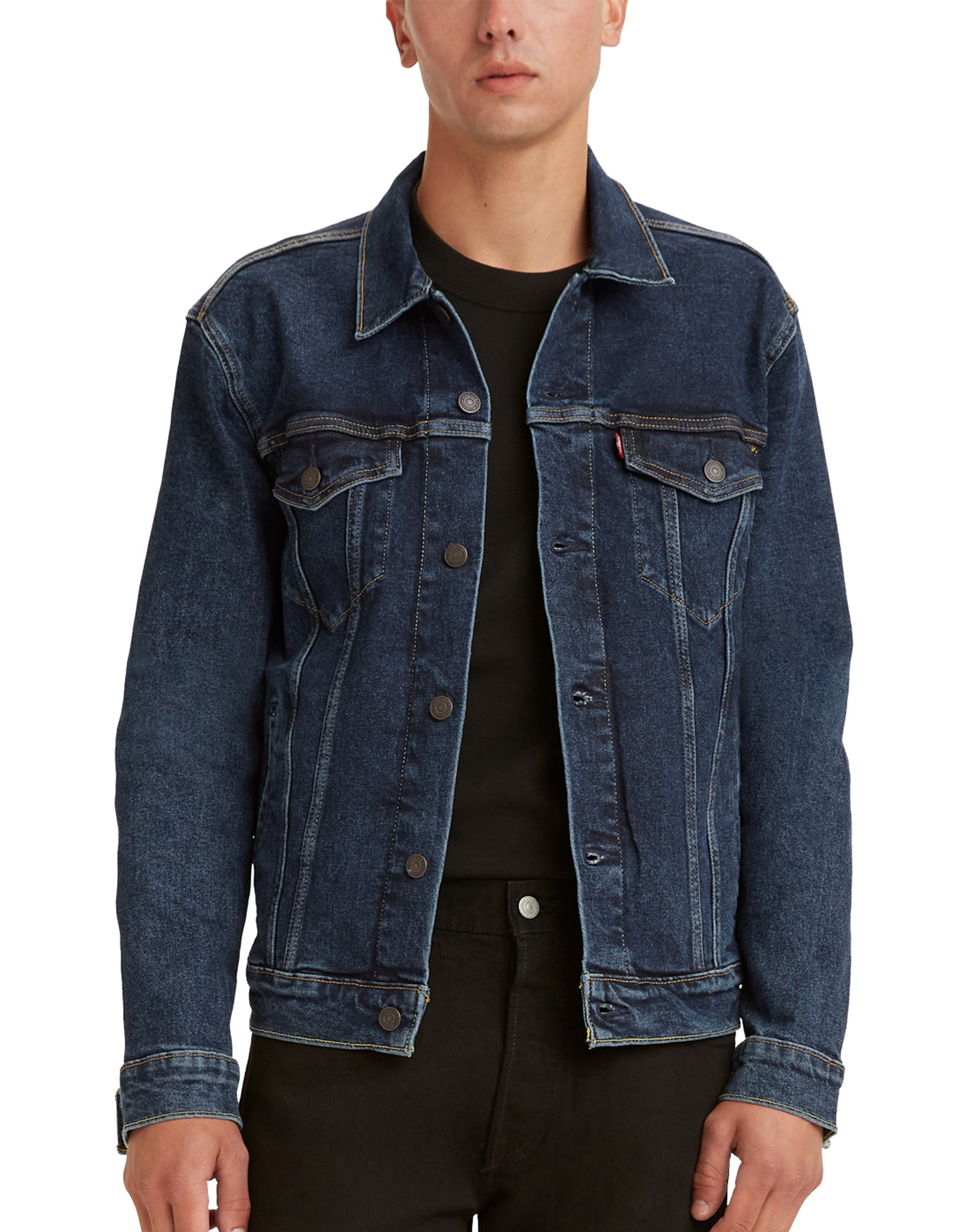 Levi's Men's Trucker Stretch Denim Button Down Jacket - COLUSA - Langstons