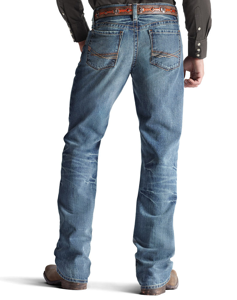 Ariat Men's M4 Relaxed Low Rise Relaxed Fit Boot Cut Jeans - Scoundrel