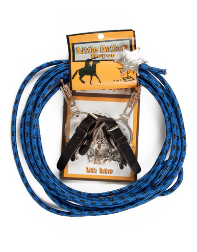 M&F Western Kids' Rope & Spur Set - Blue (Closeout) - Langstons
