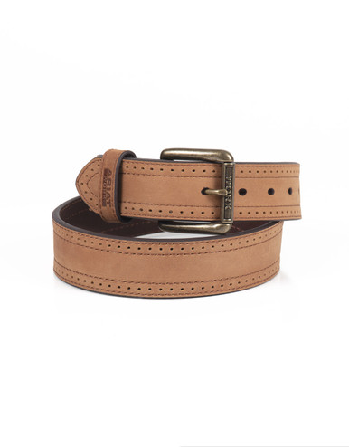 Ariat Work Men's 1 1/2" Perforated Edge Belt - Brown