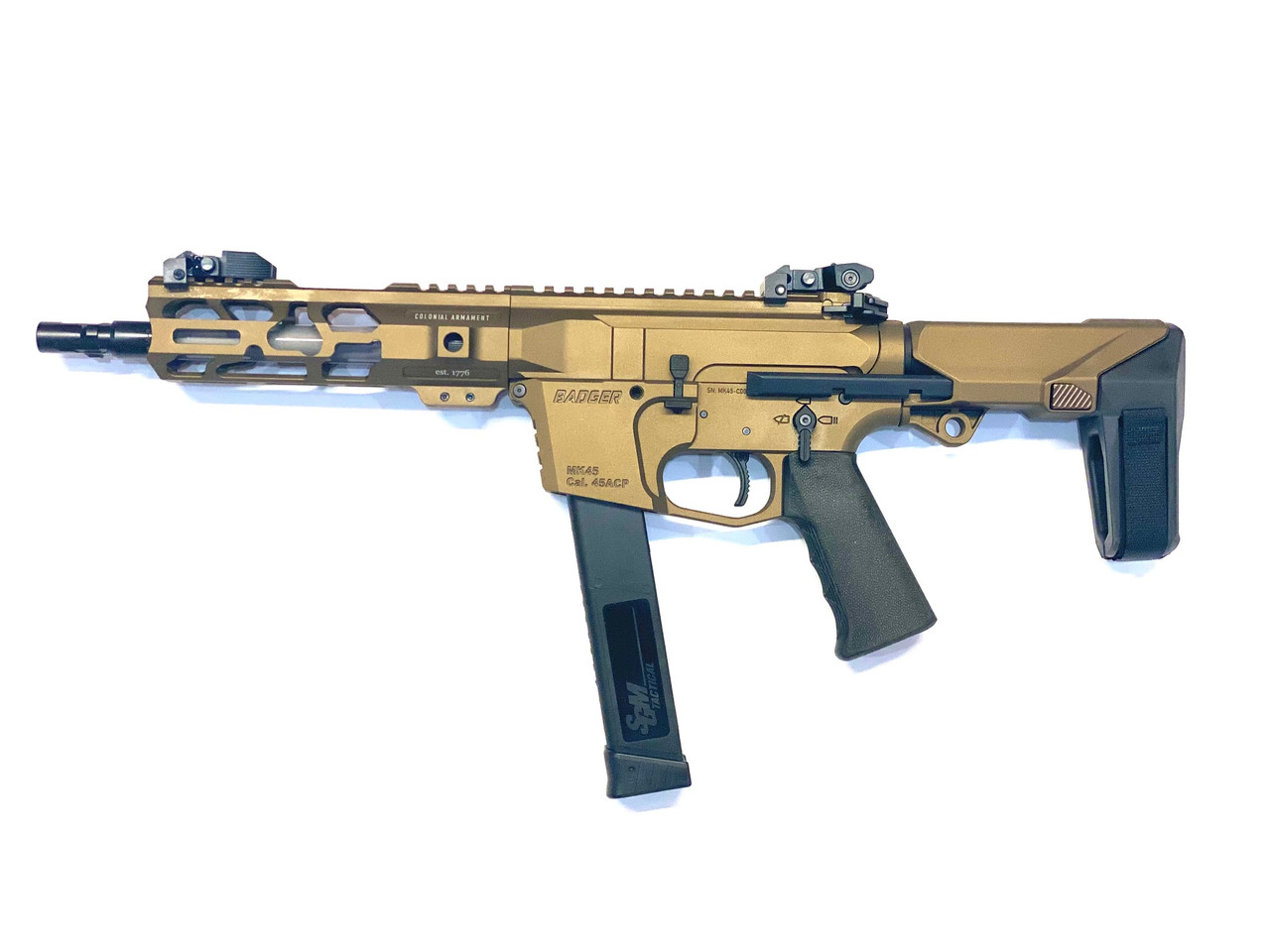 Badger MK-45 45acp PDW Pistol