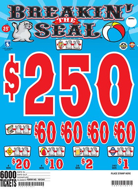 THINK TANK 37 8/50 25 6000 1 WINDOW PULL TABS WASHINGTON - ZDI Gaming