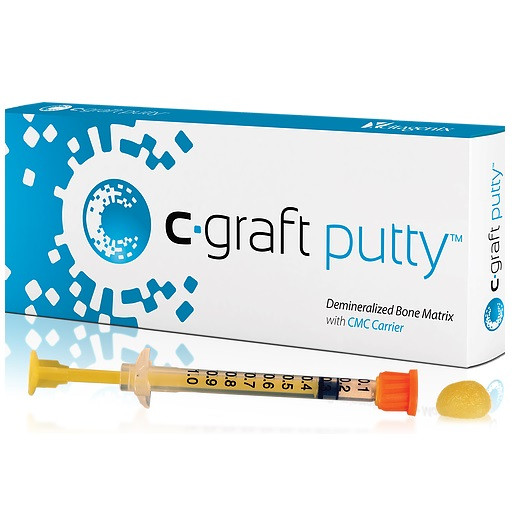 1.0cc DBM C-Graft Putty™ in Syringe - Predictable Surgical Technologies