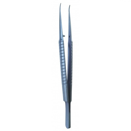 Medesy Curved Titanium Microsurgical Tissue Forceps (1141)