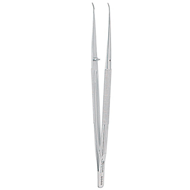 Kohler Curved Microsurgical Tissue Forceps with Round Handles (5568)
