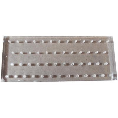 50-Hole Plexiglass Bur Block for Latch Burs - Predictable Surgical ...