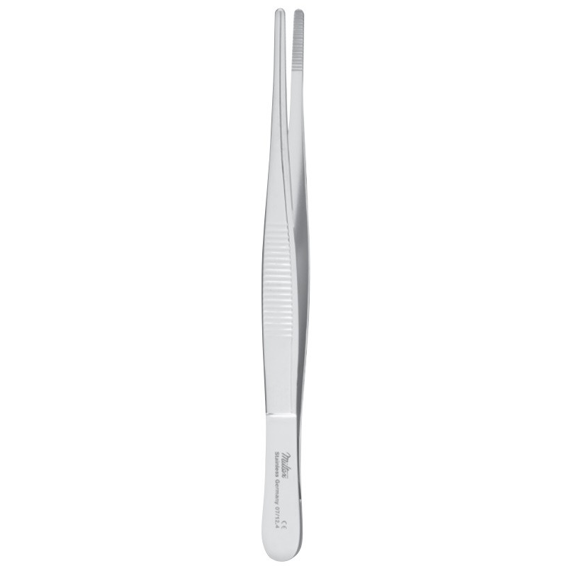 Miltex Straight Dressing Forceps with Serrations (6-26)