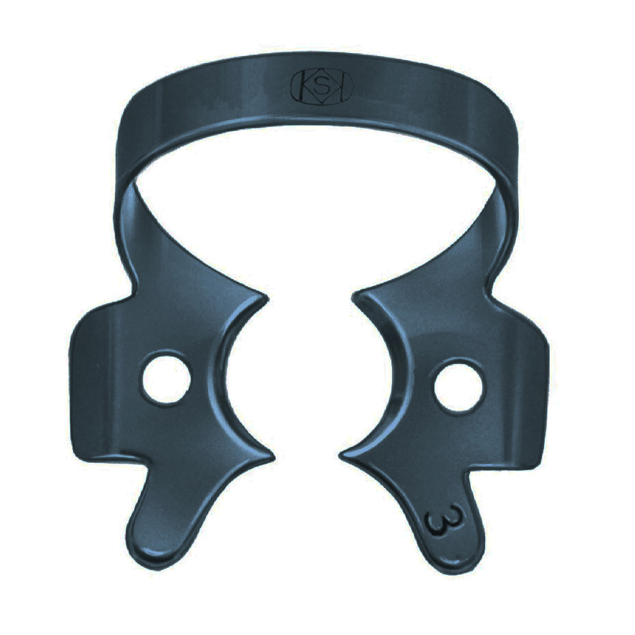 Dentech #3 EndoBlack® Rubberdam Clamp (01019003)