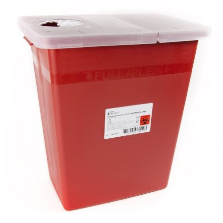 McKesson Prevent 8 Gallon Red Biohazard Infectious Waste Sharps ...