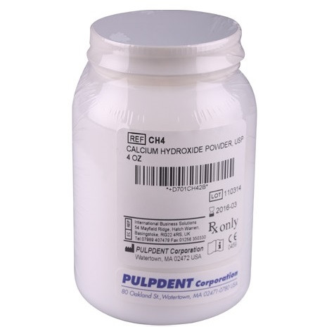 Calcium Hydroxide Powder in 4 oz. Bottle - Predictable Surgical Tech