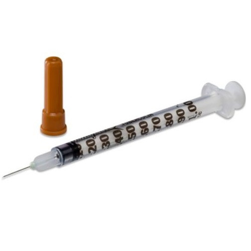 Cardinal Monoject™ 1mL Tuberculin Syringe with 25G x 5/8" Needle - 500 ...