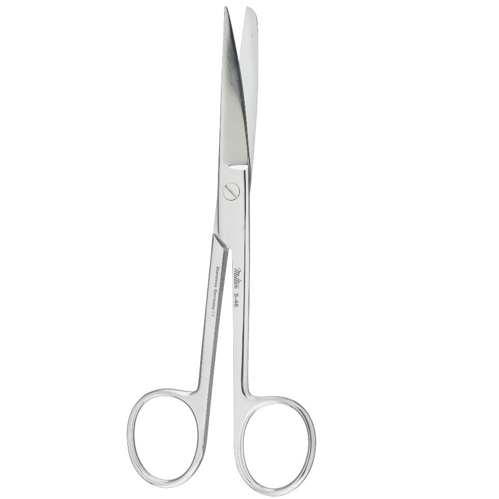 Miltex Curved Operating Scissors with Sharp/Blunt Points (5-46)