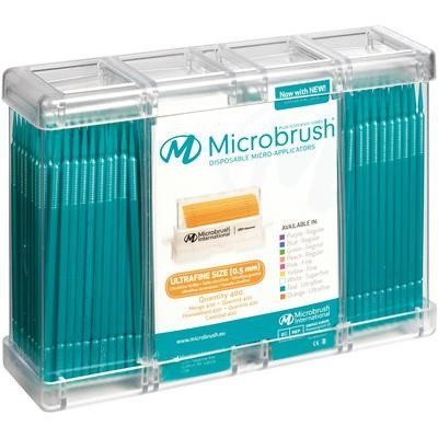 Microbrush® Plus Ultra-Fine Teal Dispenser Series Applicator - 400/Pack ...