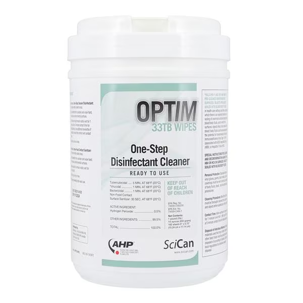 Scican Optim 33TB Regular Surface Wipes (OPT33-W12)