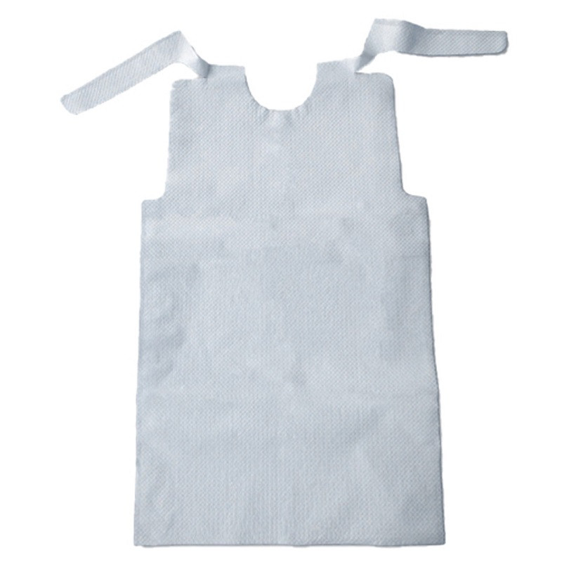 TIDI 18" x 30" White Tissue/Poly Bib (920461)