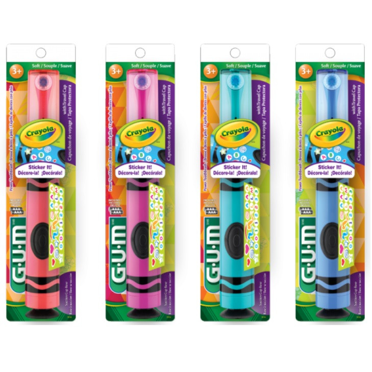 Sunstar Butler Gum Crayola Power Toothbrush (2272PRO)