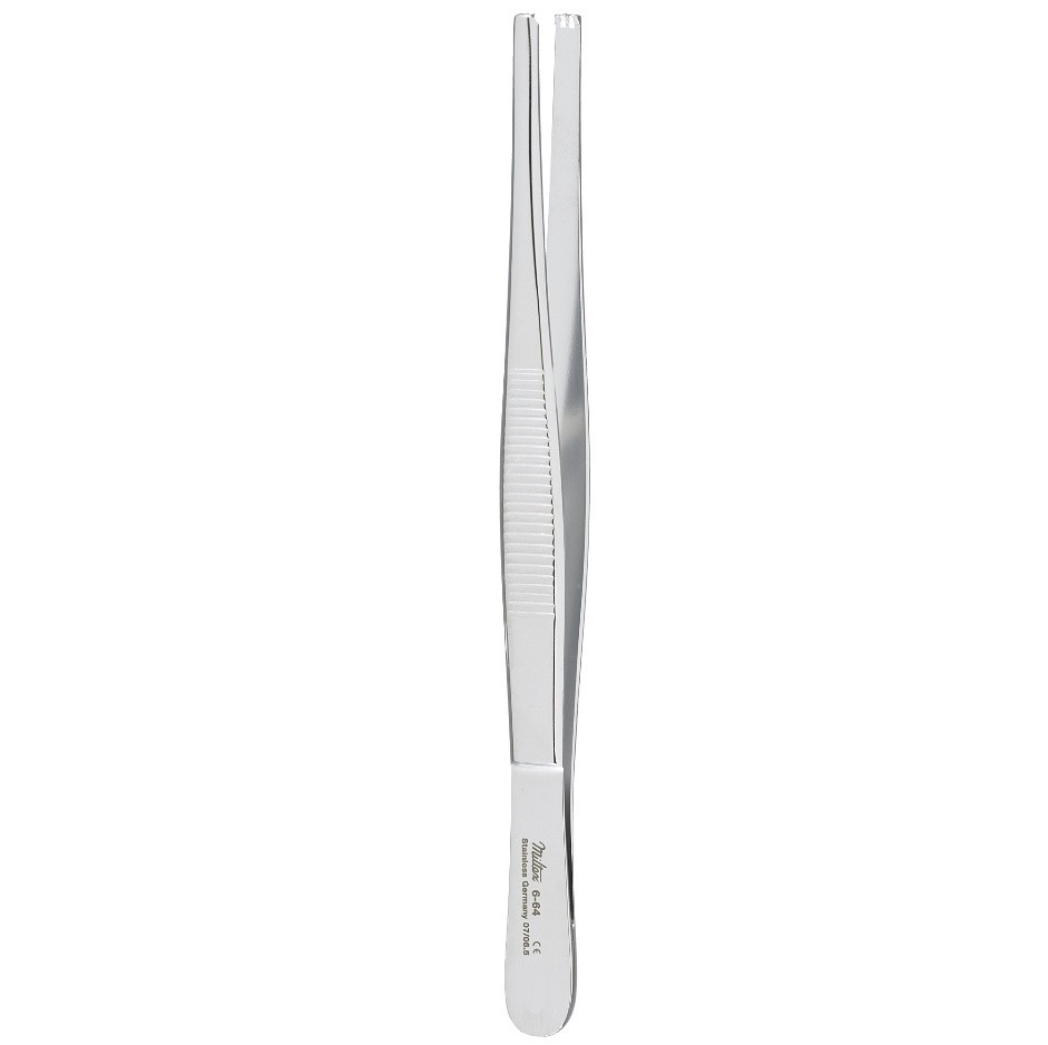 Standard Tissue Forceps with 2 x 3 Teeth - 14cm - Predictable Surgical Technologies