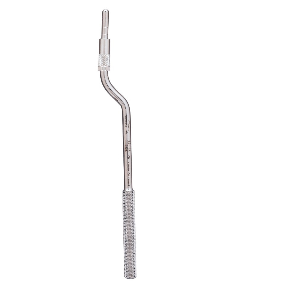 Miltex 4.0mm Off-Set Convex Osteotome with Stop (62-147)