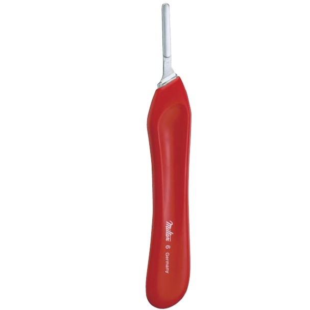 Miltex #6 Red Plastic Scalpel Blade Handle (4-20)