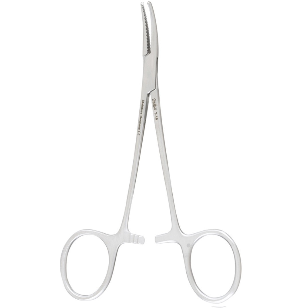 Miltex Curved Halsted Mosquito Forceps with 1 x 2 Teeth (7-16)