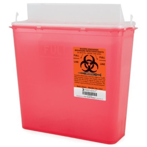 McKesson 1 Gallon Red Sharps Container (101-8703)