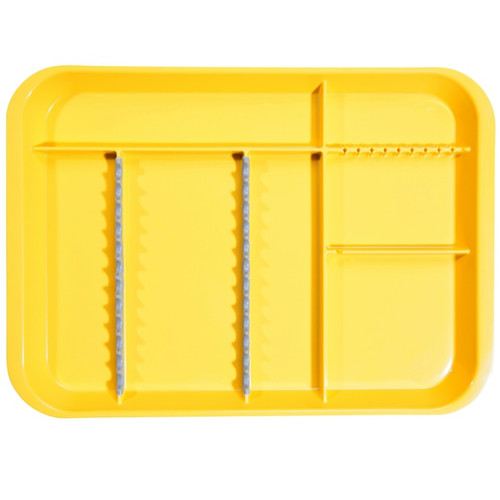 Zirc Neon Yellow B-Lok Divided Tray (20Z451O)
