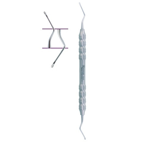 Kohler Hirschfeld #3-7 Periodontal File with Trinovo Style Handle (7642)