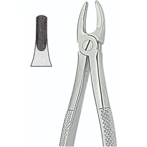 Kohler #1 English Pattern Extraction Forceps with Grooved Beaks (1001)