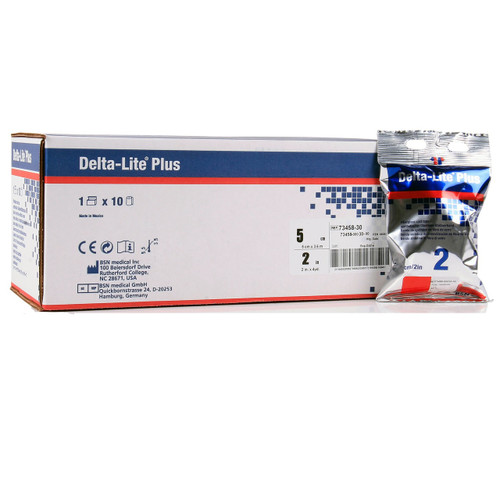BSN Medical Delta-Lite® Plus Red 2" x 12' Cast Tape - 10 Rolls/Box ...