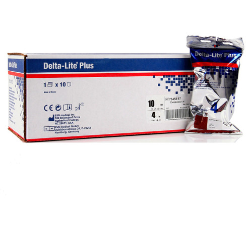 BSN Medical Delta-Lite® Plus Maroon 4" x 12' Cast Tape - 10 Rolls/Box ...