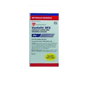 90mcg Ventolin™ HFA Albuterol Sulfate Metered Dose Inhaler - 200 Doses ...