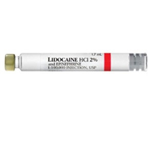 Henry Schein 2% Lidocaine HCl with 1:100,000 Epinephrine (02A0100)
