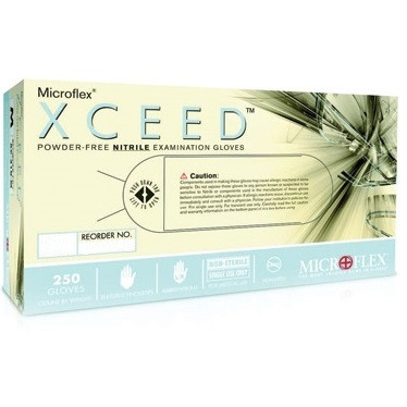 Microflex Medium Xceed® Powder-Free Nitrile Exam Gloves - 250/Box ...