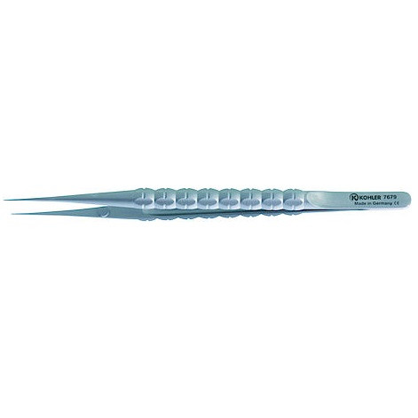 Kohler Penn Endo 0.5mm Straight Micro Tissue Forceps with Serrations ...