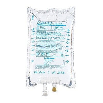 B. Braun 5% Dextrose in Lactated Ringer's for Injection in 500mL Bag ...