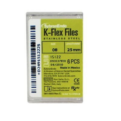 Kerr #8 x 25mm Gray K-Flex File (15122)