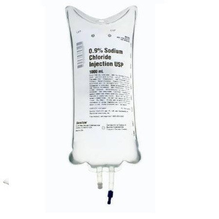 Baxter 0.9% Sodium Chloride Solution for Injection in 1,000mL DAC ...