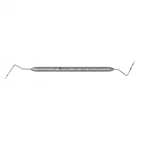 Medesy CP12/WHO D/E Periodontal Probe with 6mm Round Handle ...