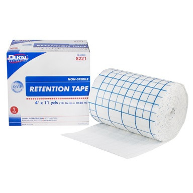 6" x 11 Yards Retention Tape - 4Rolls/Case - Predictable Surgical Tech