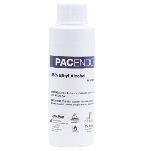PacEndo™ 95% Ethyl Alcohol in 4 oz. Refill Bottle with Luer-Lock ...
