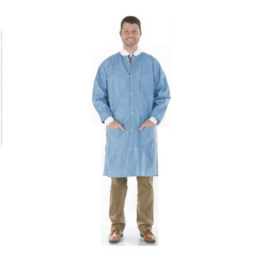 Medicom Medium Deep Blue SafeWear High Performance Lab Coat (8107-B)