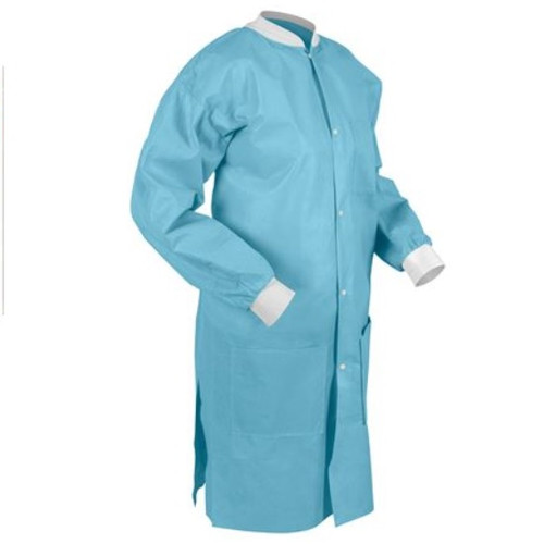 Medicom Medium Soft Blue SafeWear High Performance Lab Coat (8112-B)