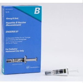 Engerix-B® Pediatric Hepatitis B in 0.5mL Prefilled Syringe - 10/Pack ...