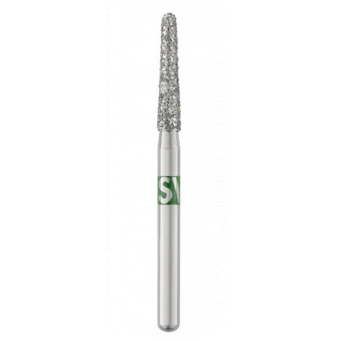 SS White 856-018C Sterile Piranha Round End Taper Diamond Bur (856-018C)