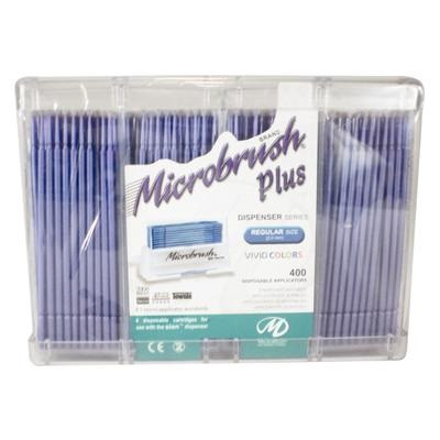 Microbrush® Plus Regular Purple Dispenser Series Applicator - 400/Pack ...