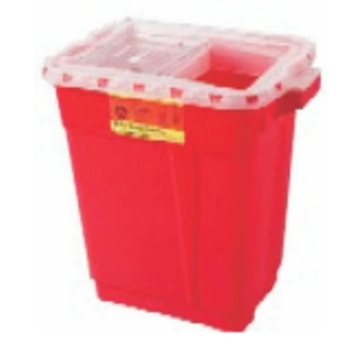 BD 17 Gallon Red Sharps Container with Clear Slide Top (305609)
