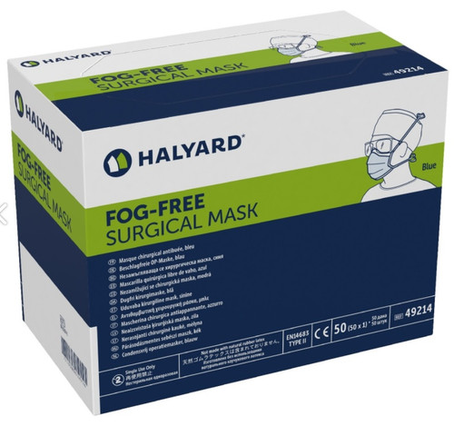 Fog-Free Surgical Mask with Ties - 300/Case - Predictable Surgical Tech