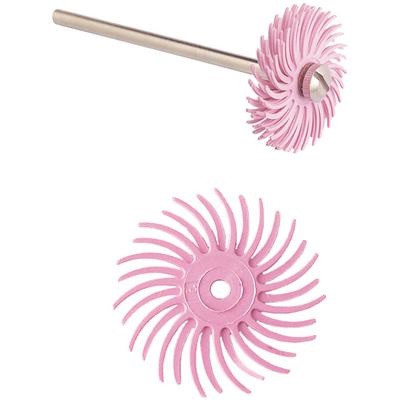 Keystone Hatho Habras Super Fine Pink Pumice Disc with Mandrel (1670086)